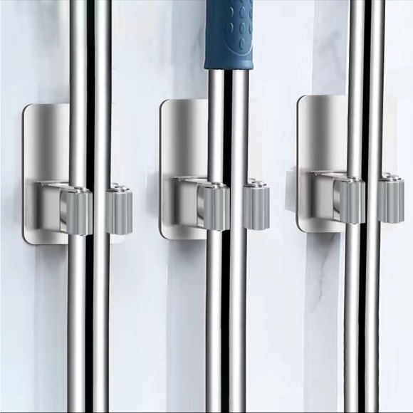 Kitchen | 3 Pcs Stainless Steel Mop Hooks | Poshmark